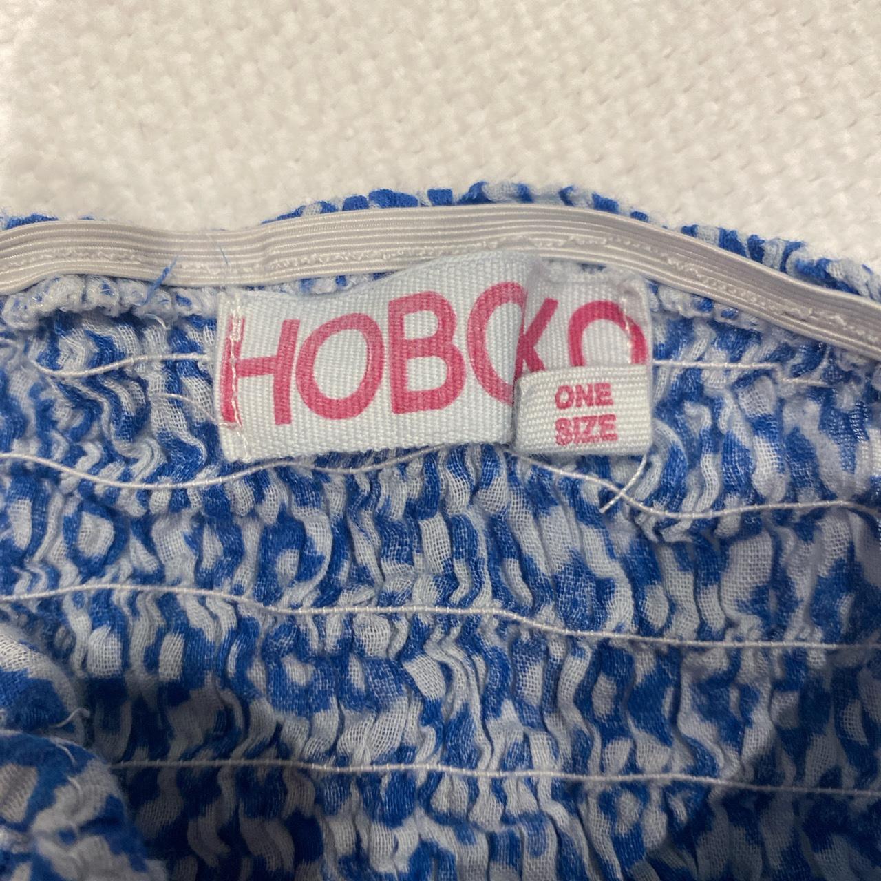 Tube top Hoboko Blue pattern - Depop