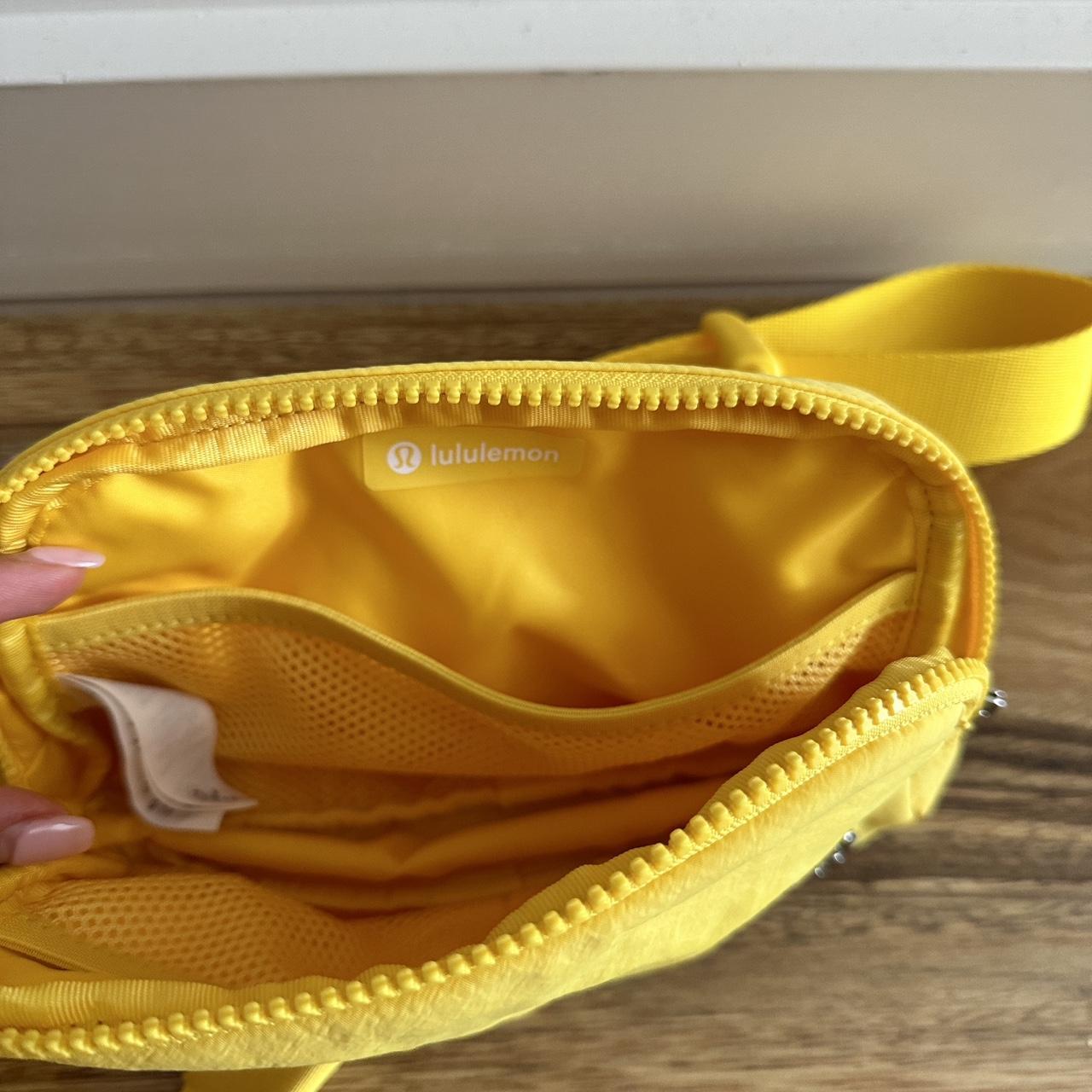 Lululemon Yellow Belt Bag - Worn only once -... - Depop