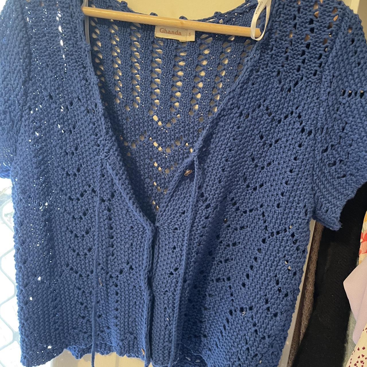 Ghanda size Small crochet top. - Depop