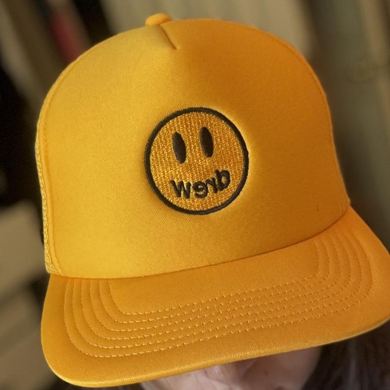 Yellow vintage drew house hat 💛 One size. - Depop