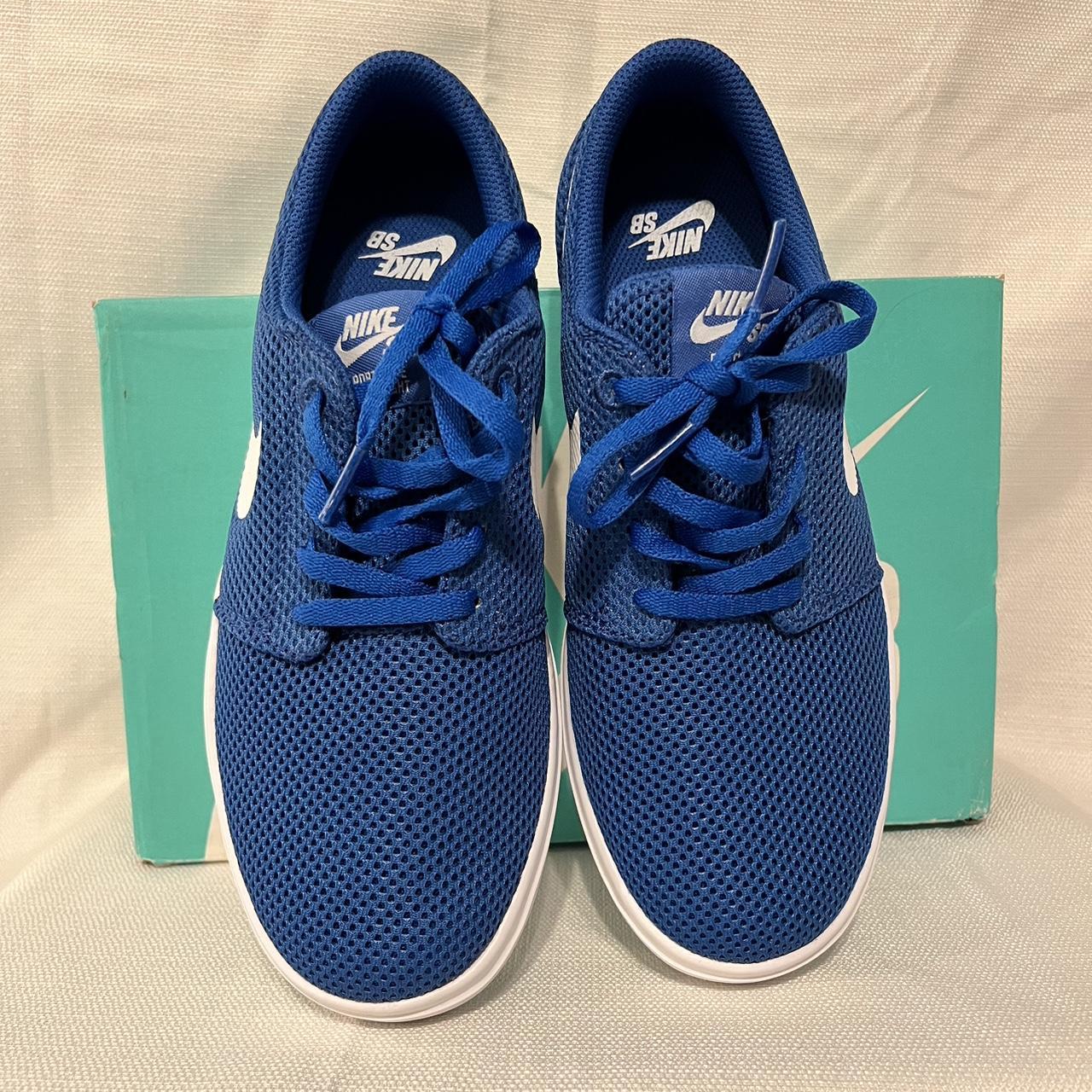 Blue Nike sneakers Brand new in box Nike shoes Hyper... - Depop