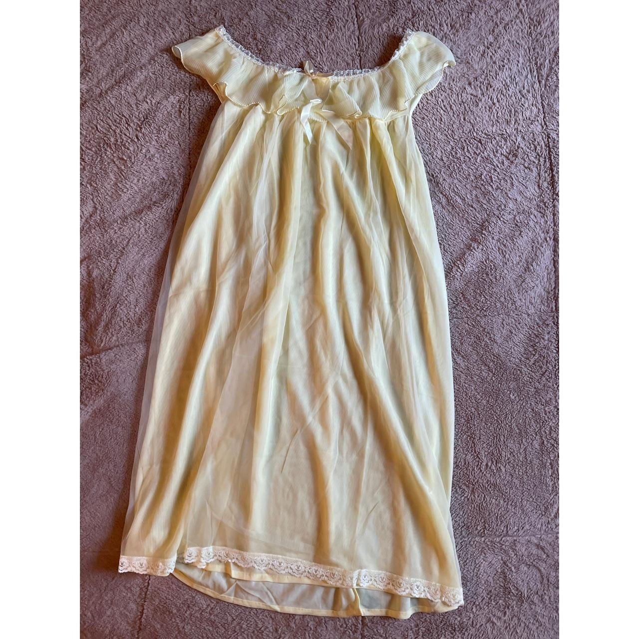 American Vintage Women's Yellow Nightwear | Depop