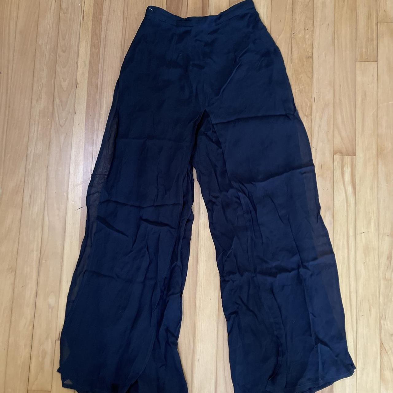 Cache Women's Black Trousers | Depop