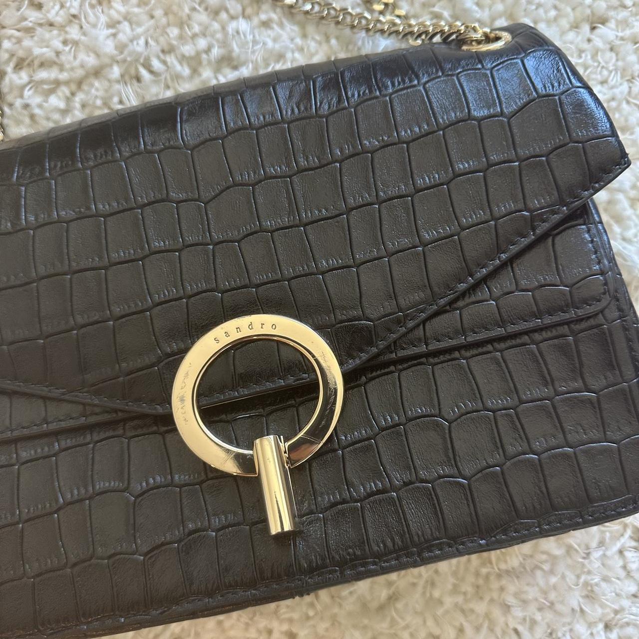Sandro - black purse - could be a shoulder bag or... - Depop