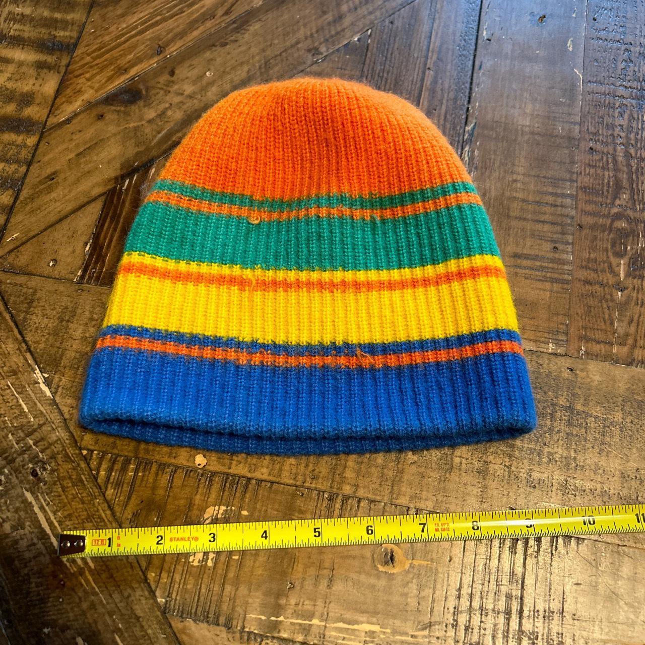 Vintage striped stocking cap A655 - Depop