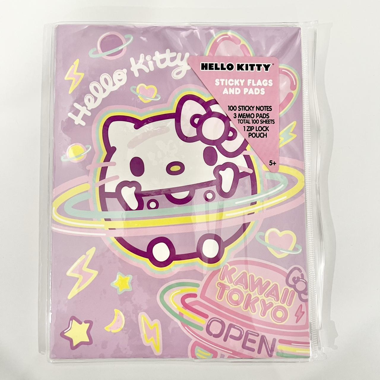 hello kitty stationary 🩷 sticky flags & pads mini... - Depop