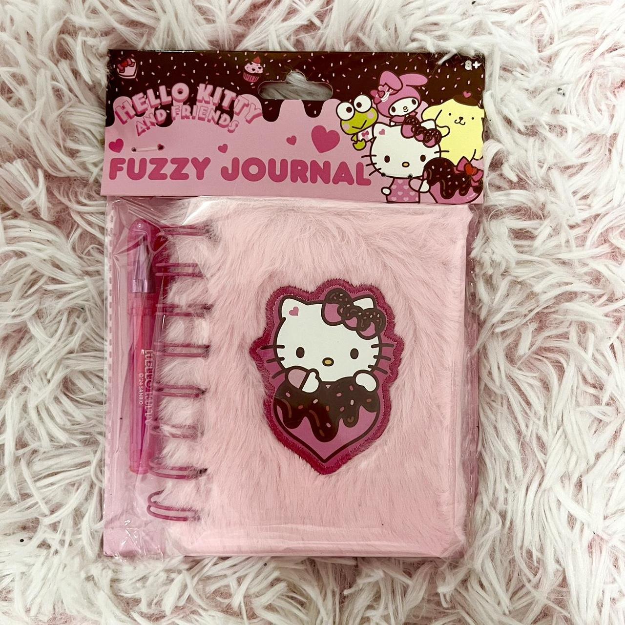 hello kitty & friends fuzzy journal & gel pen brand... - Depop