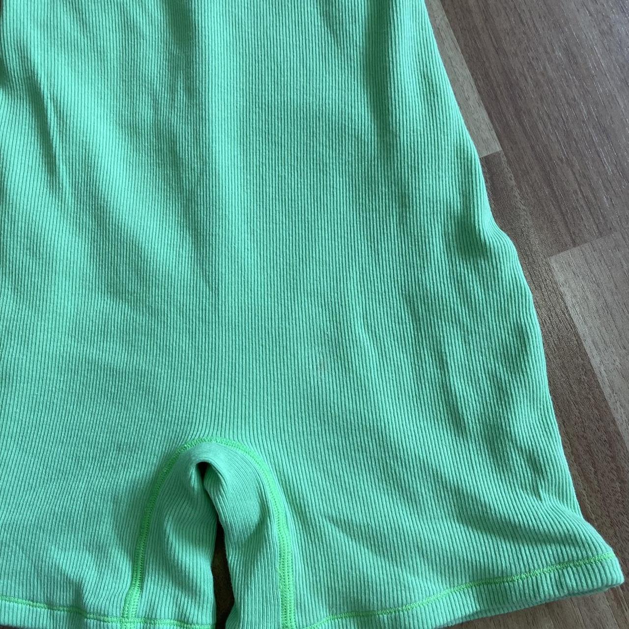 Skims neon green bodysuit, never worn but saw small... - Depop