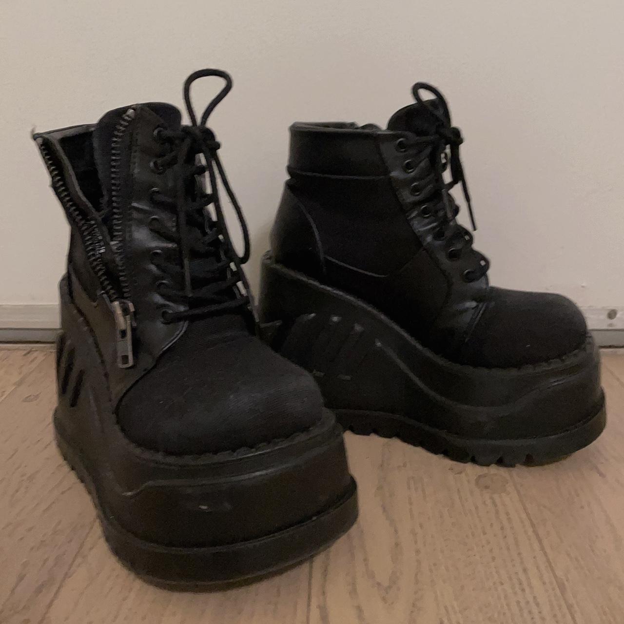 Demonia stomp 10, gothic platform boots. US6 women.... - Depop