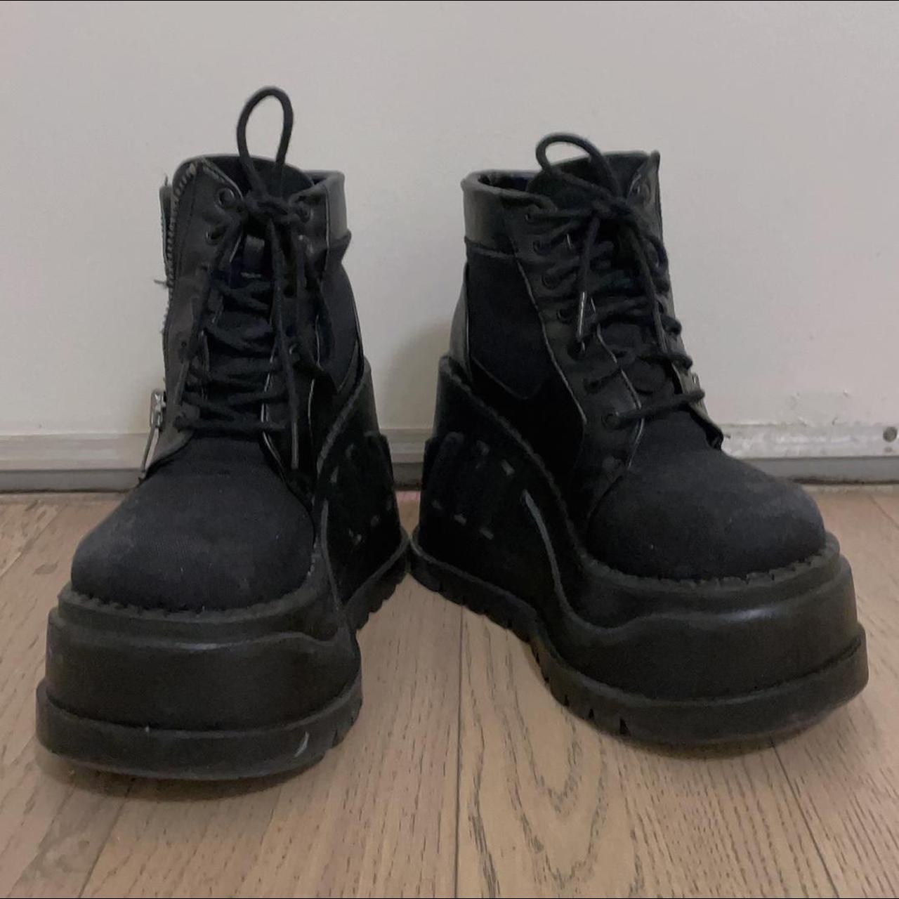Demonia stomp 10, gothic platform boots. US6 women.... - Depop