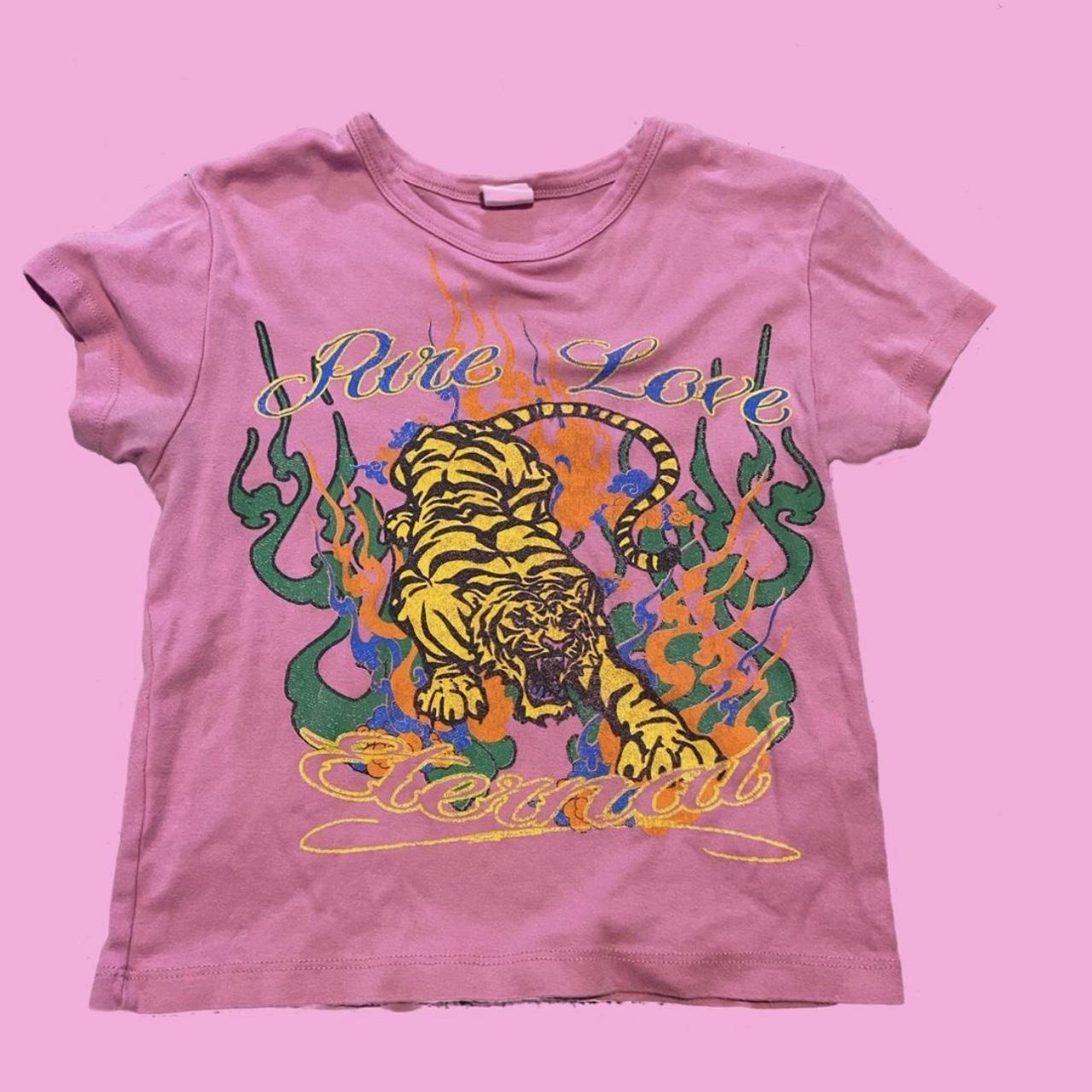 urban “pure love eternal” baby tee fits M/L - Depop