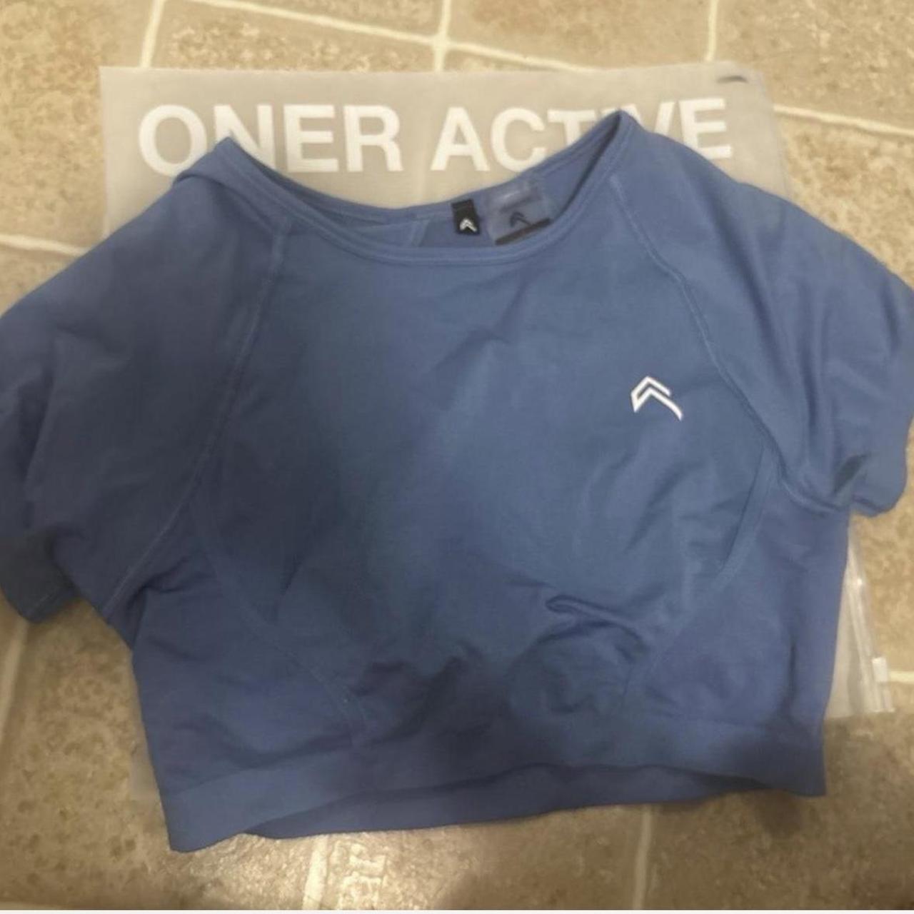 Oner Light Denim Medium Workout Top - Depop