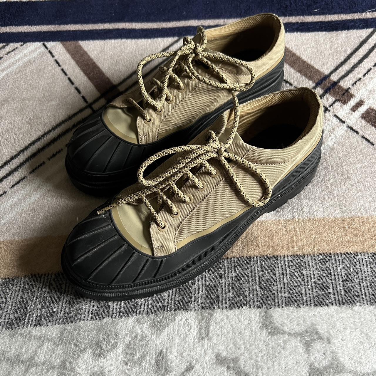 Cute Zara rain boot style sneakers with a streetwear... - Depop