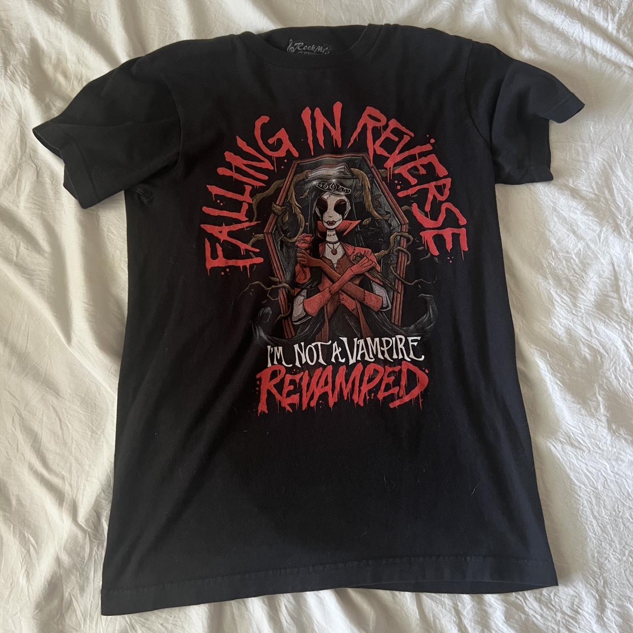 𓆩 𓆪 Falling In Reverse Tee 𓆩 𓆪 ୨୧ Size Small ୨୧... - Depop