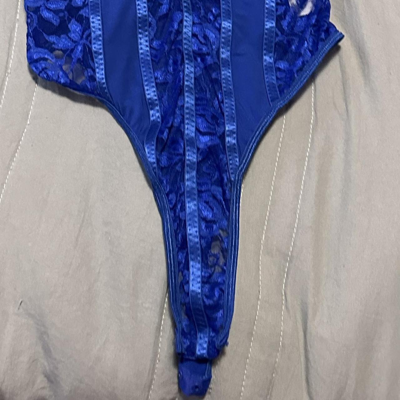 Hot Dark blue bodysuit - Depop