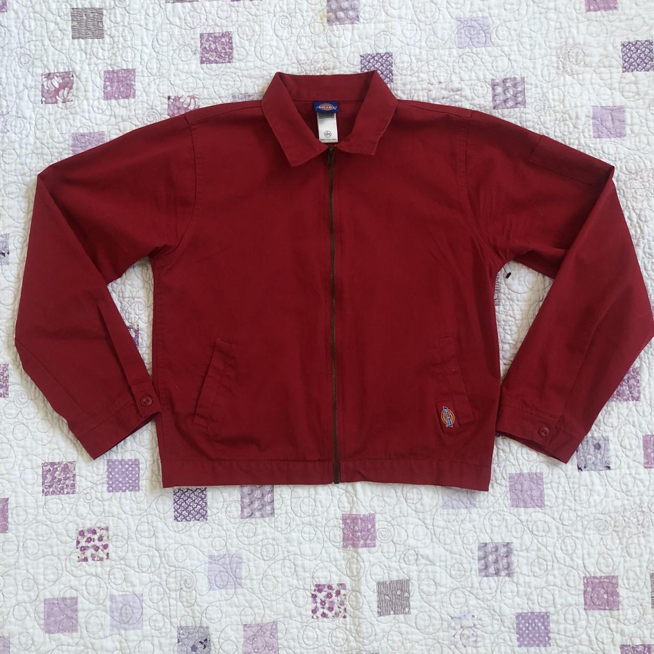 Red KIDS Dickies Jacket. It’s a children’s large,... - Depop