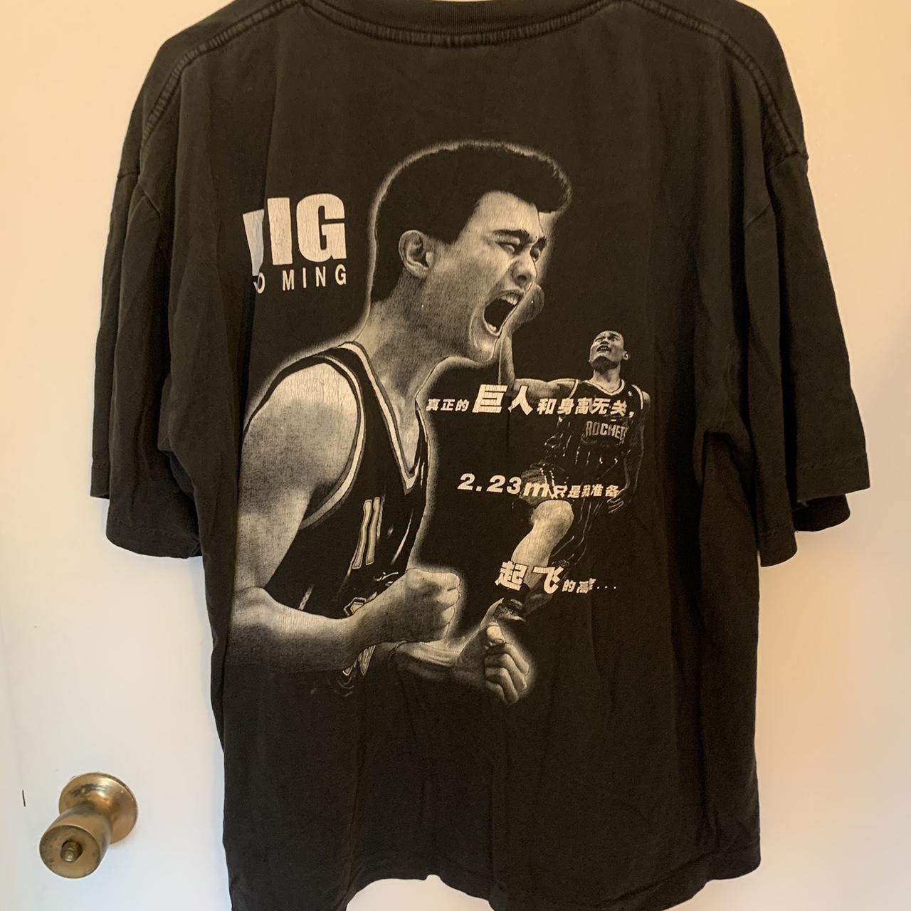 Vintage Yao Ming Houston Rockets Tee Shirt fit... - Depop