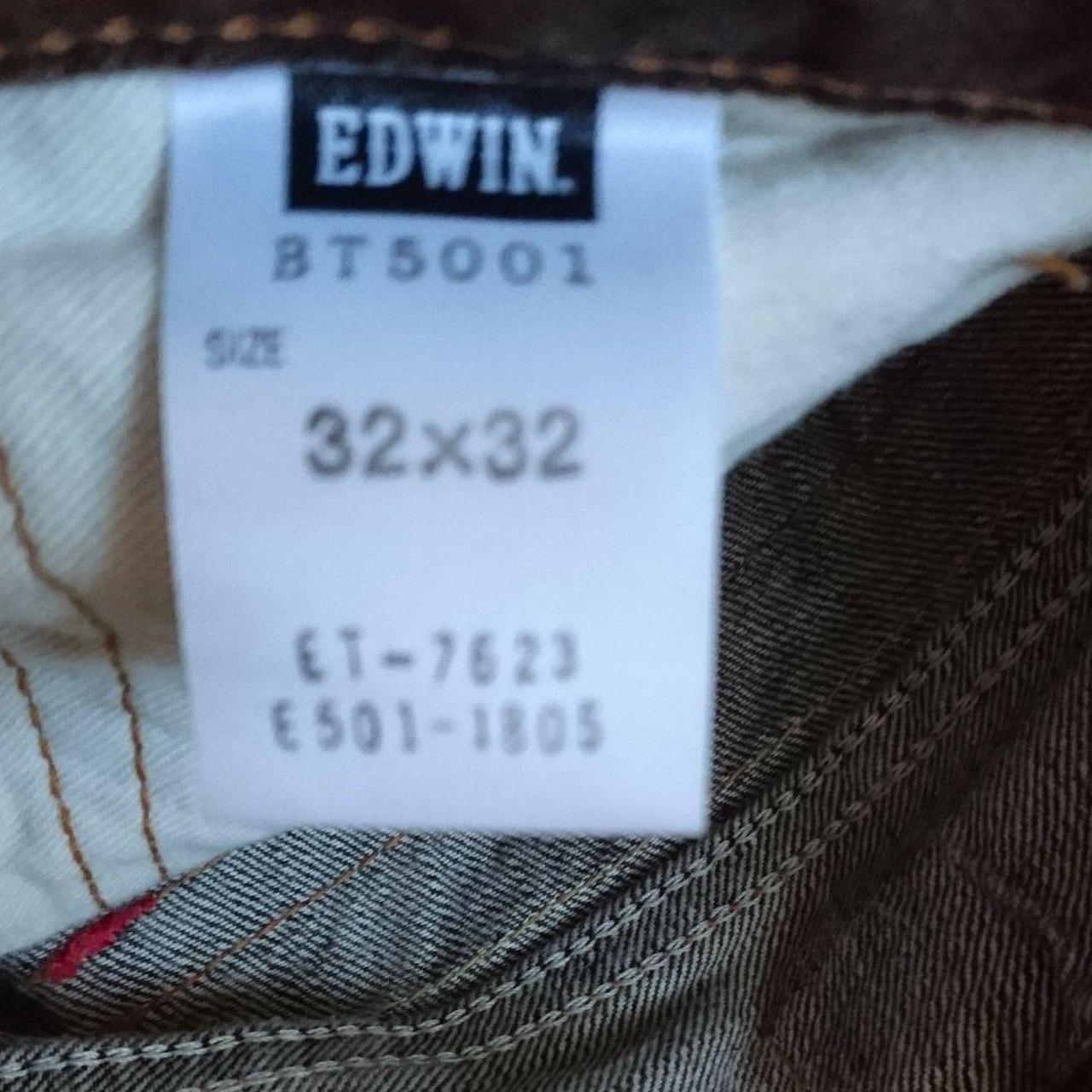 Large Edwin 503 flare jeans, worn a couple times - Depop