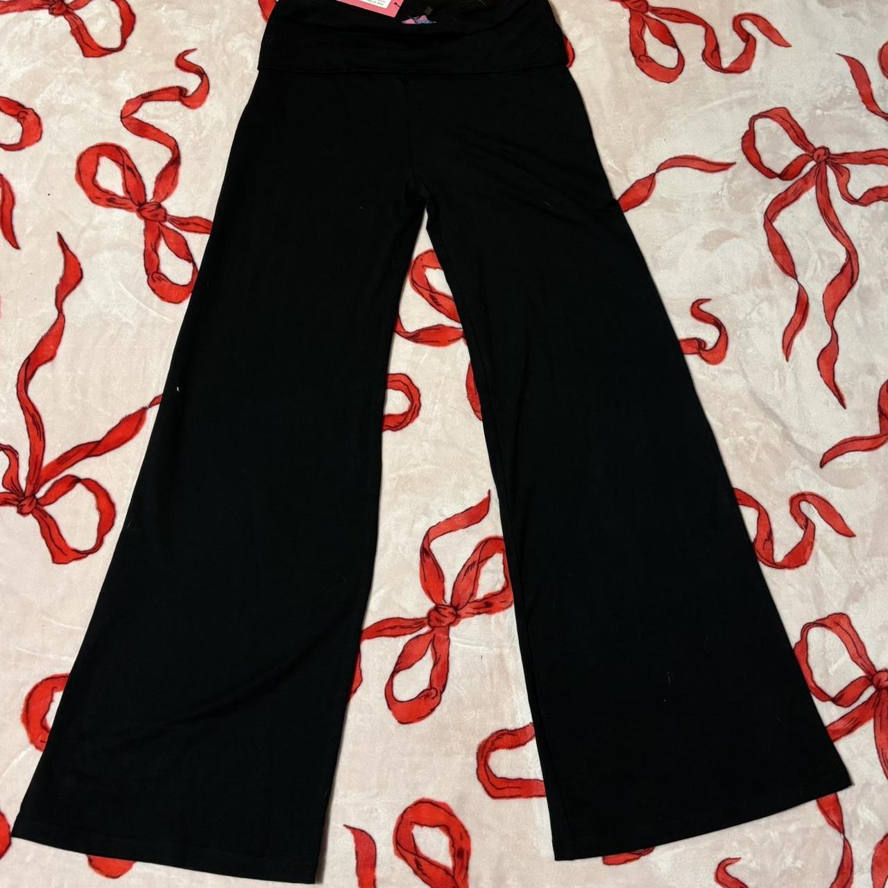 Edikted low rise fold over wide leg leggings ୨୧ #NWT | Depop