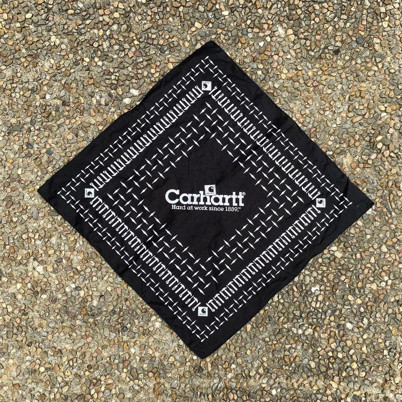 black carhartt work bandana one size #work... - Depop