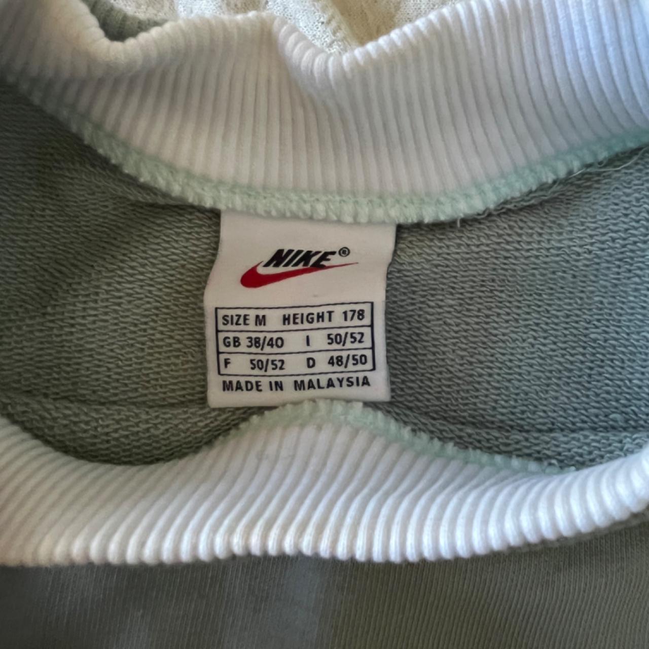 Vintage Green/Mint Nike sweatshirt Size M baggy fit... - Depop