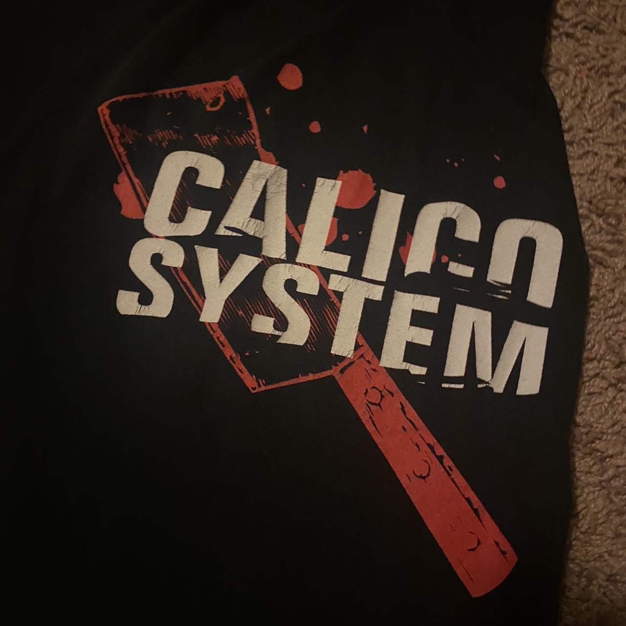 Rare Calico System Tee Fire back Graphic 🔥🔥 A Medium... - Depop