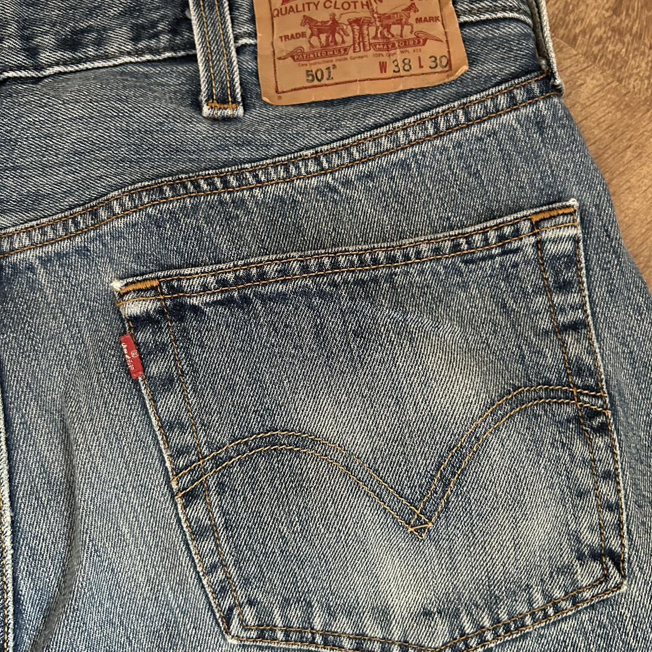 Levi's 501 Blue Jeans * ABOUT THE ITEM: Levi's 501... - Depop