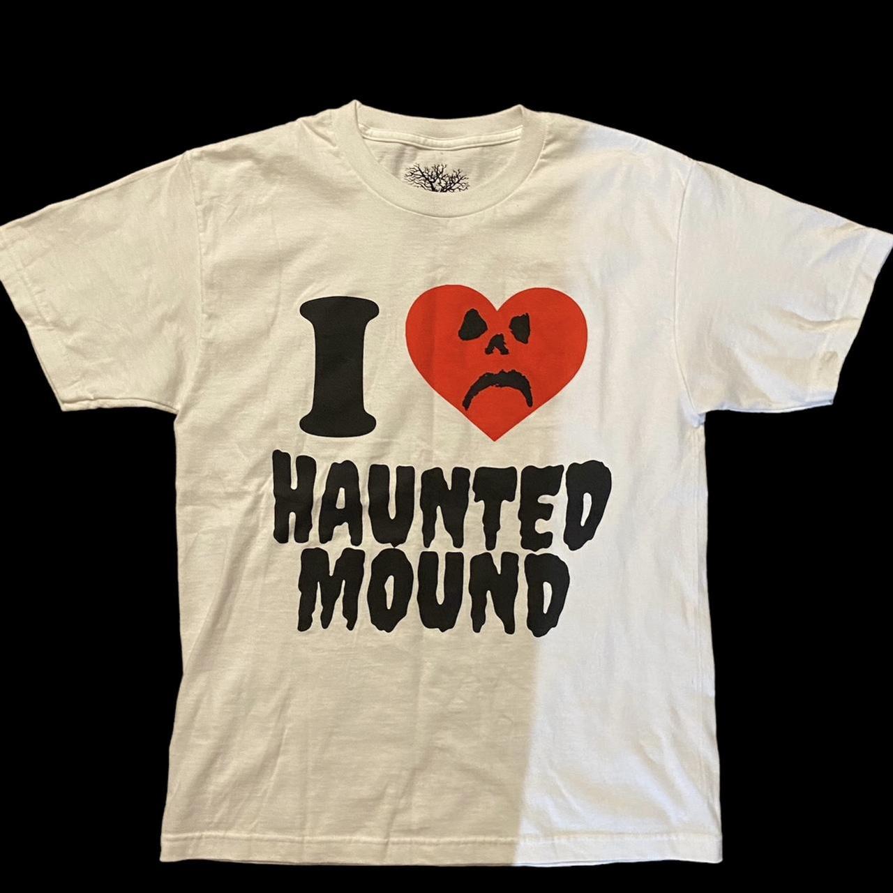 I LOVE HAUNTED MOUND MERCH WHITE Only tried on don’t... - Depop