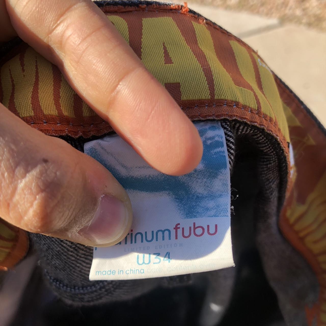 Baggy Muhammad Ali Fubu platinum jorts Excellent... - Depop