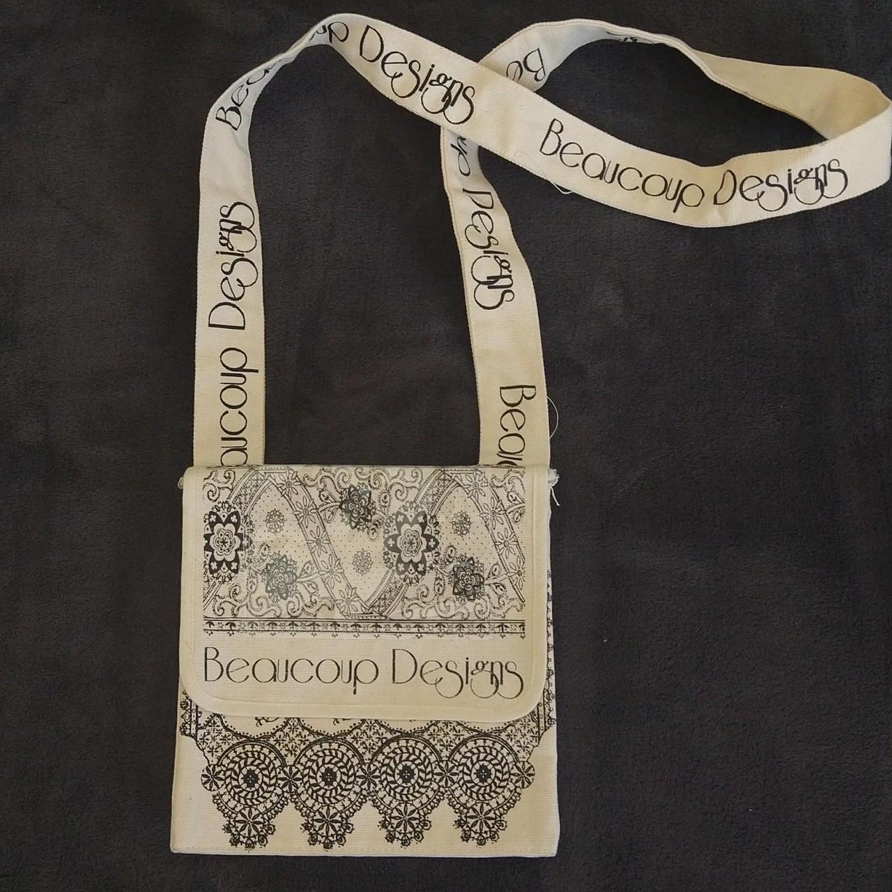 Canvas Crossbody Tote bag Cute little natural... - Depop