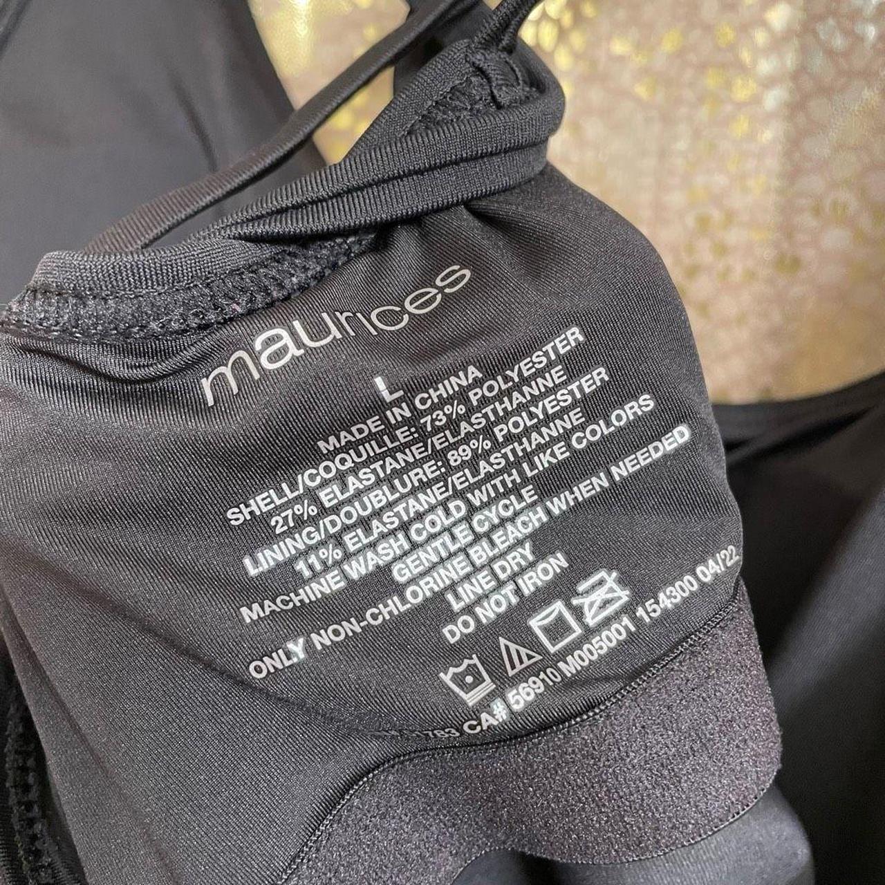 Maurices Women's Black Bra | Depop