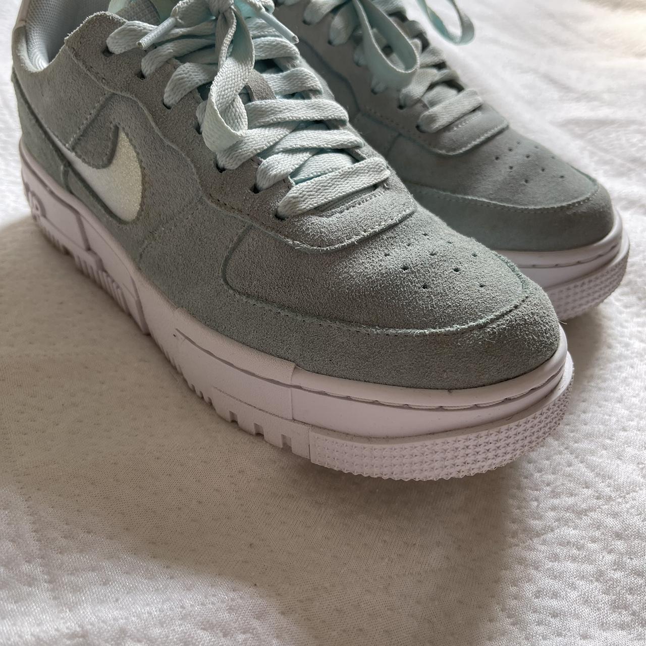 Nike AF1 Mint Green No Longer Sold Size 5.5... - Depop