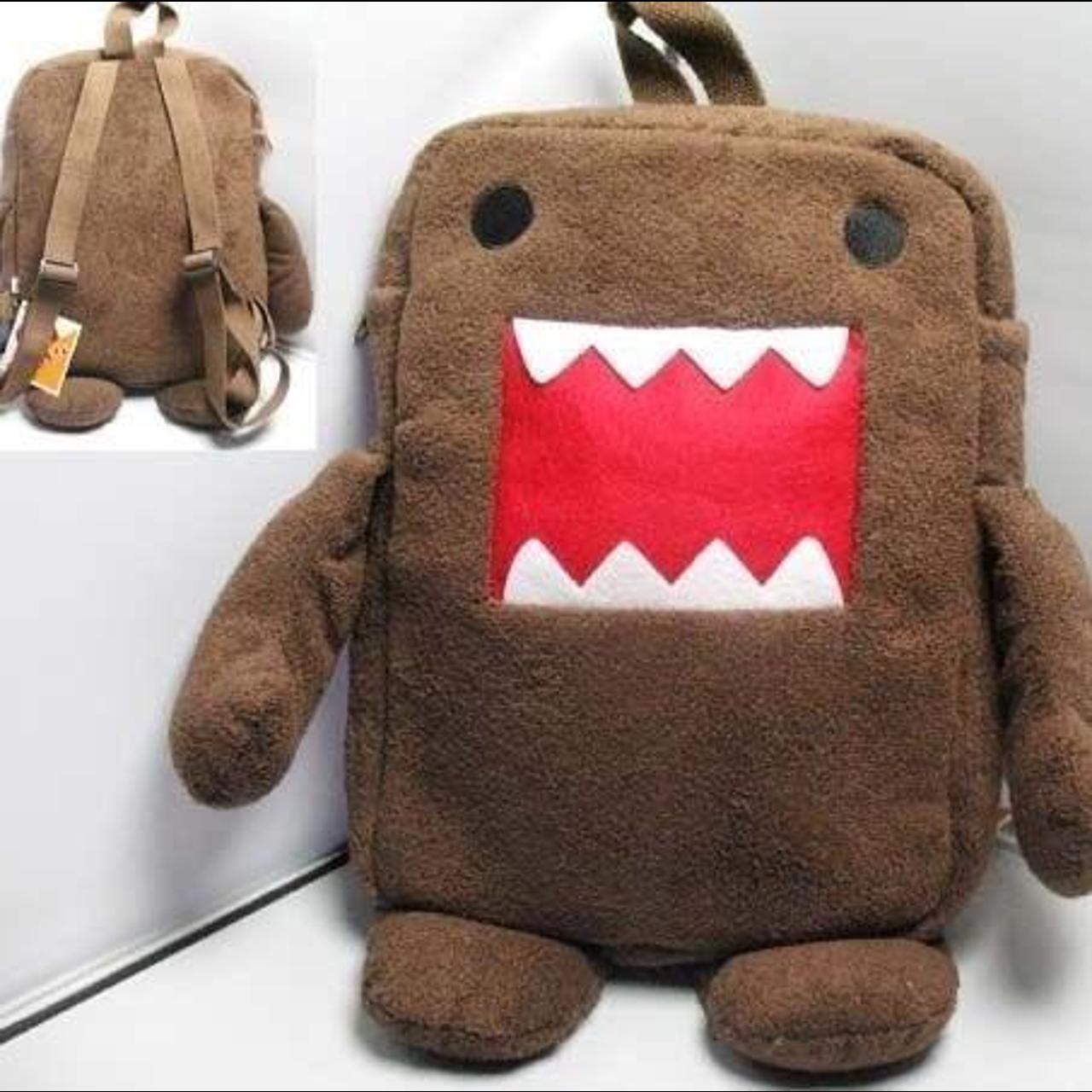 gloomy bear plush bag, domo kun backpack, domo kun... - Depop