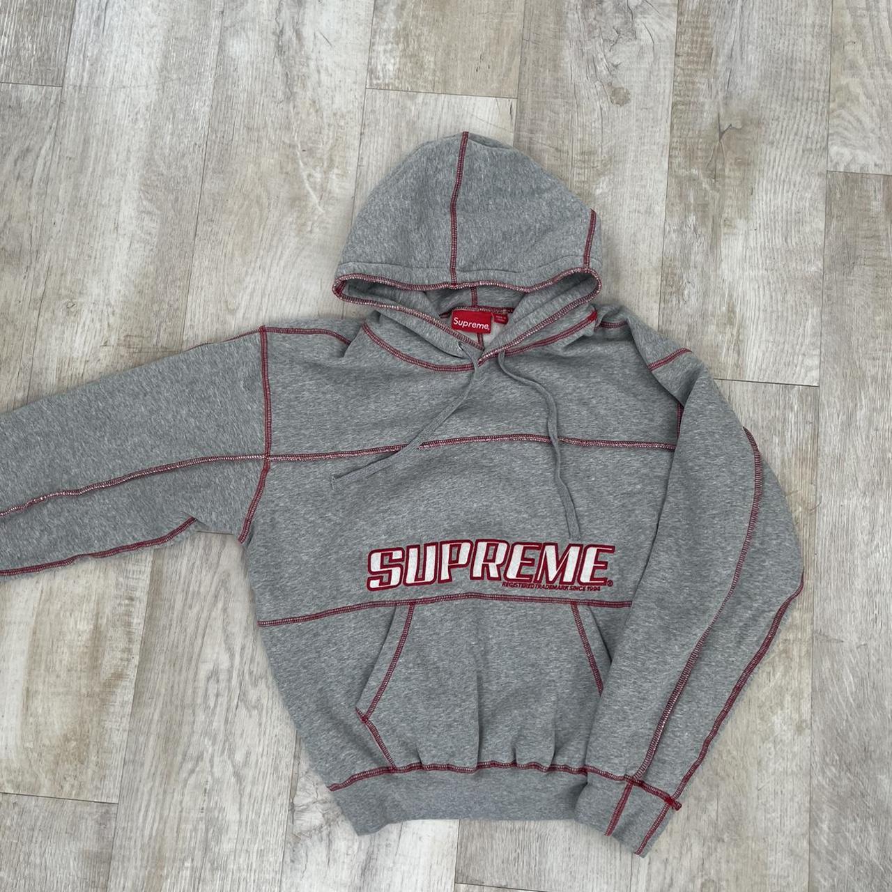 Supreme Stitch Hoodie Size Mens small Brand New... - Depop
