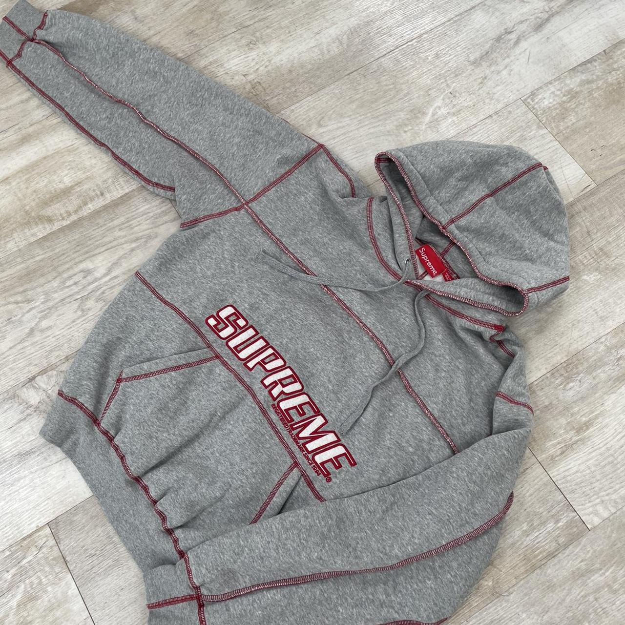 Supreme Stitch Hoodie Size Mens small Brand New... - Depop