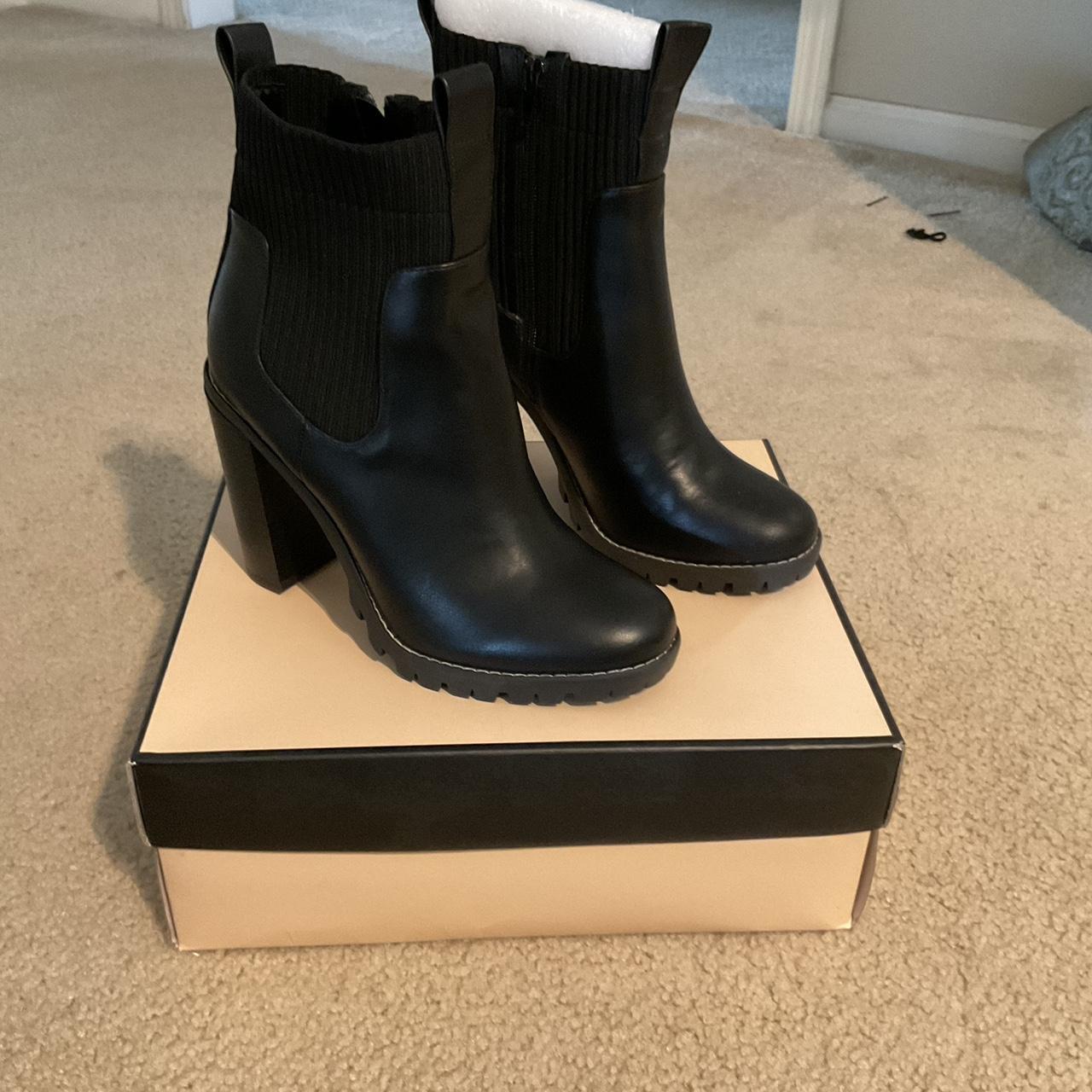 bcbgeneration heel boots with box - Depop