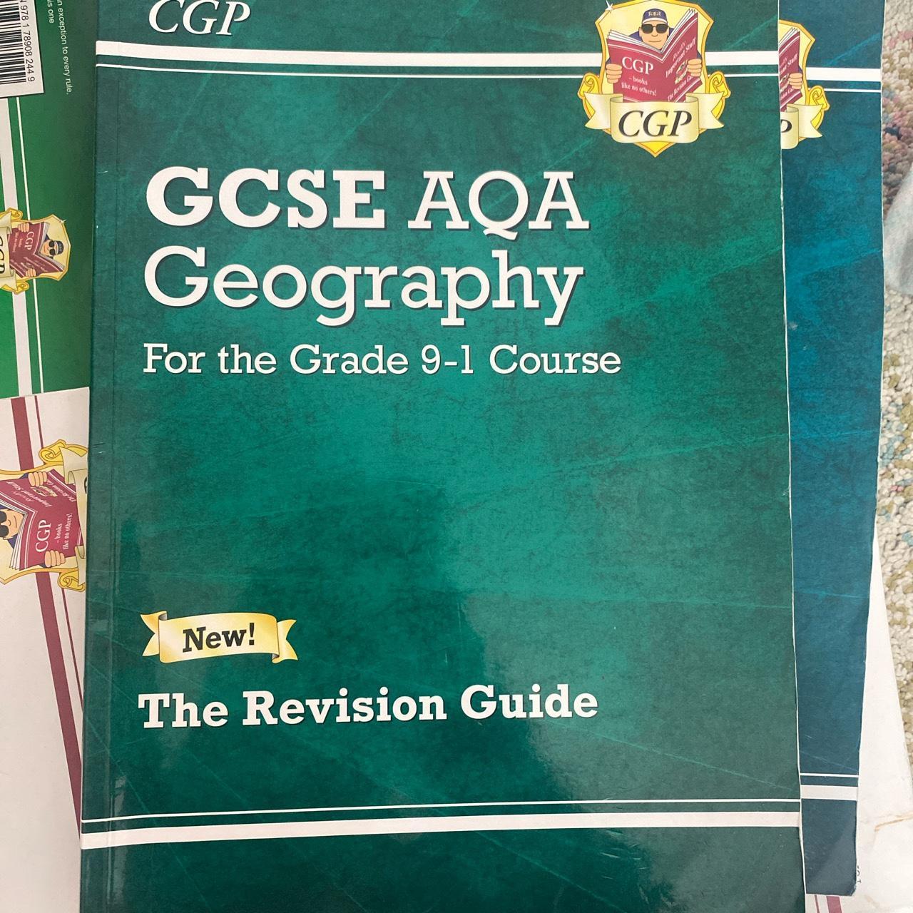Gcse geography aqa revision guide cgp - Depop