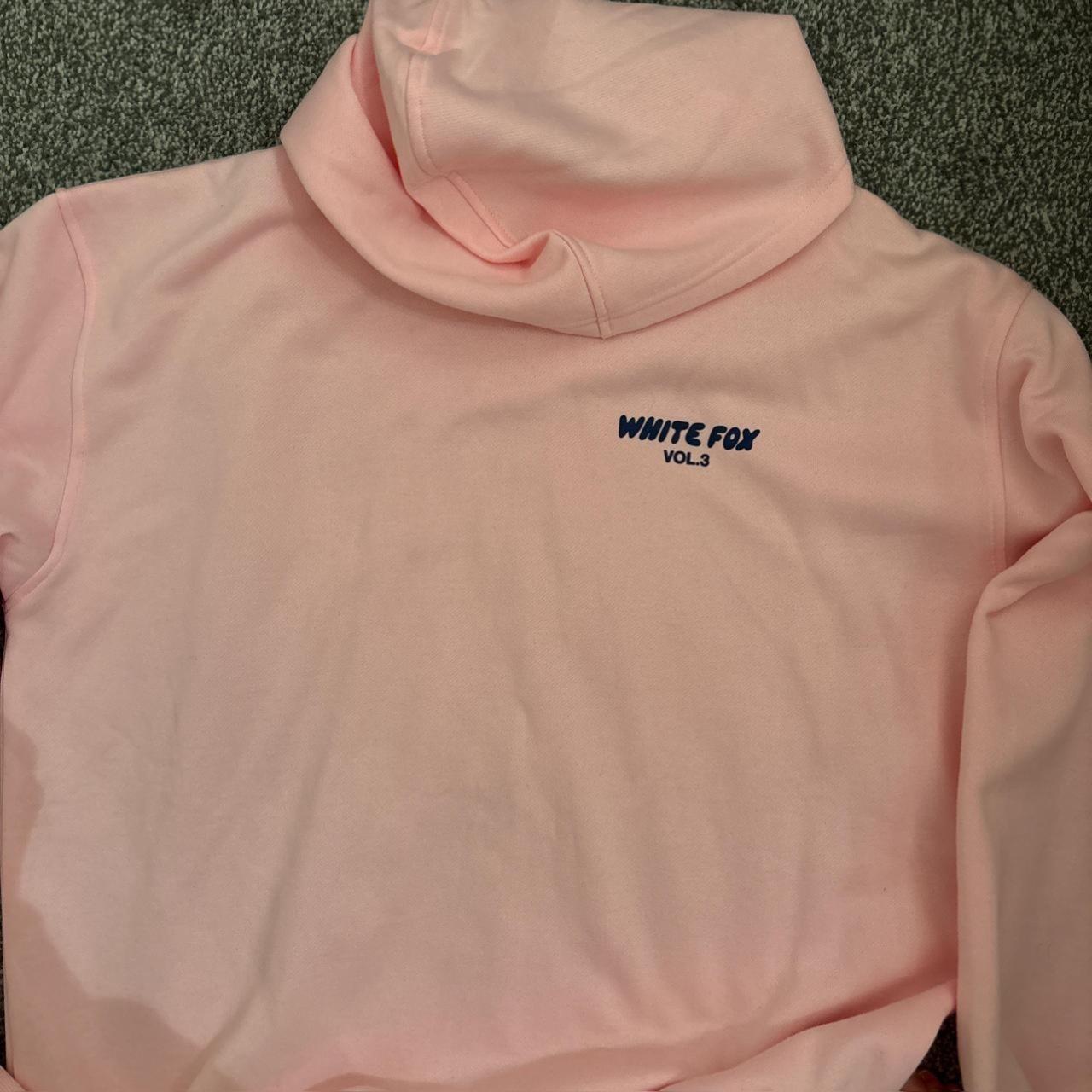 White Fox Vol. 3 pink hoodie - Depop