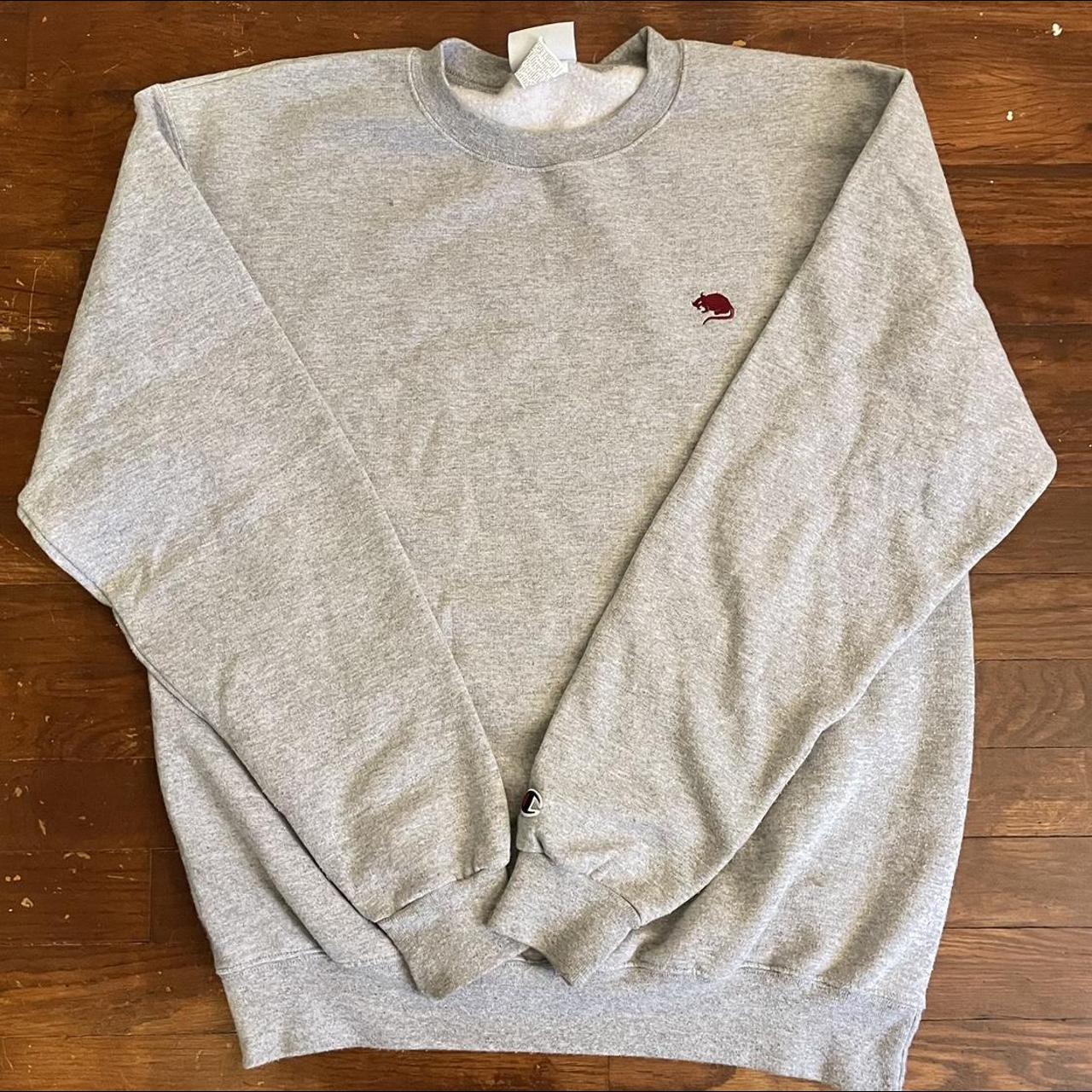 Stray Rats crewneck sweater Champion Eco embroidered... - Depop