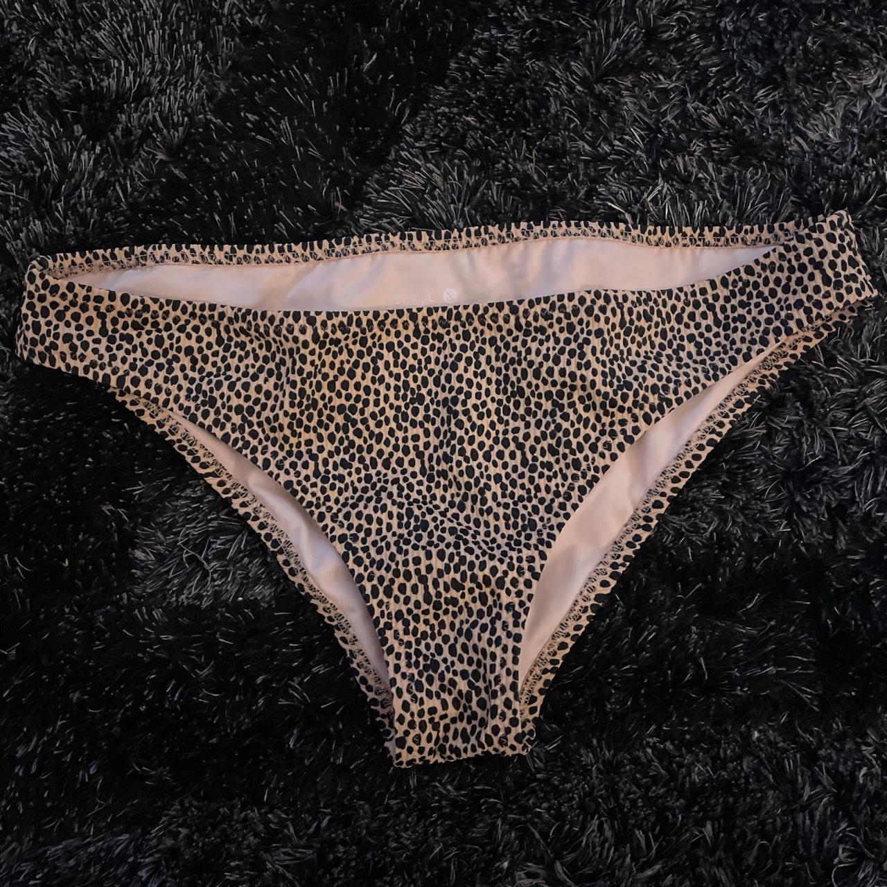 Target Women's Tan and Black Bikini-and-tankini-bottoms | Depop