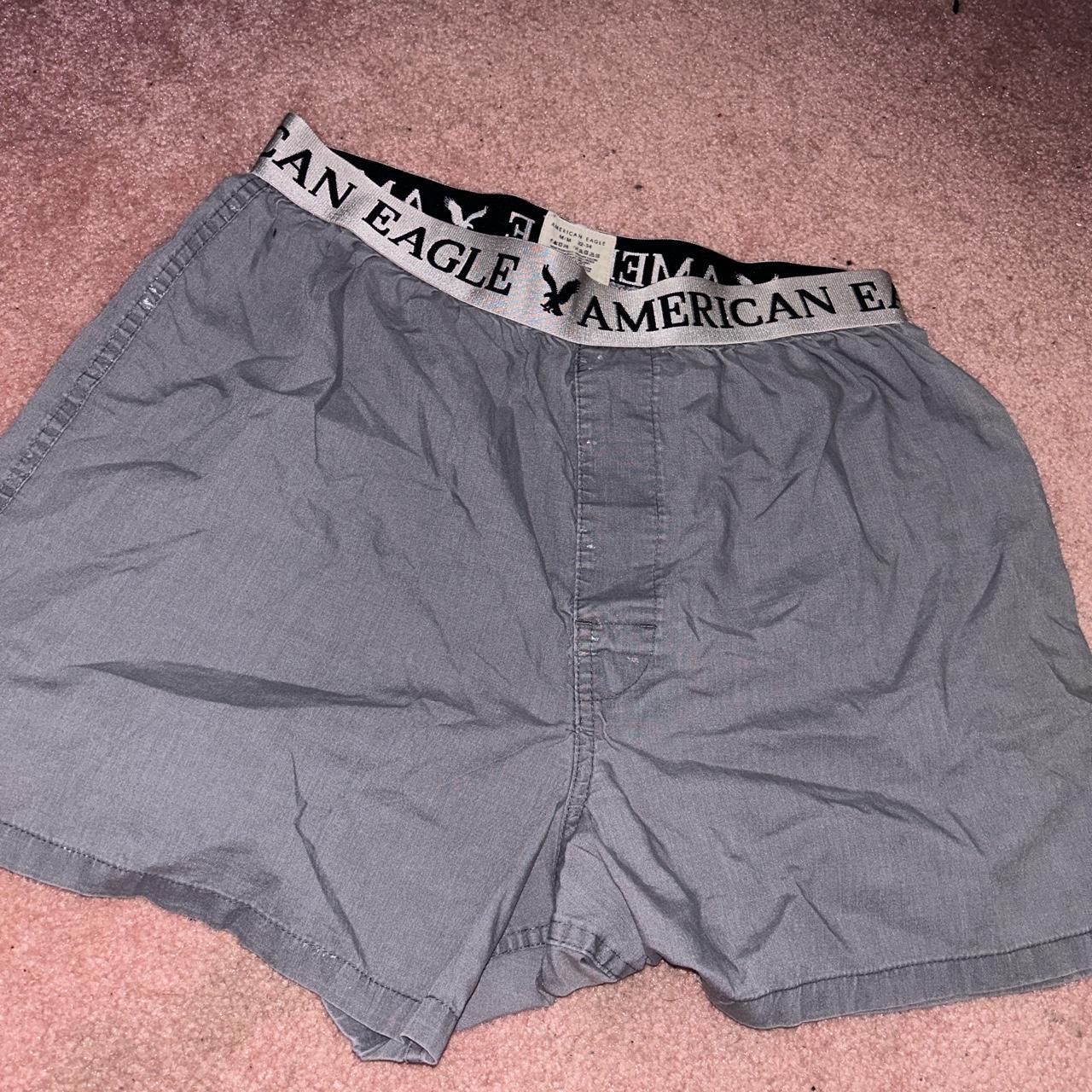 AE gray boxers - Depop