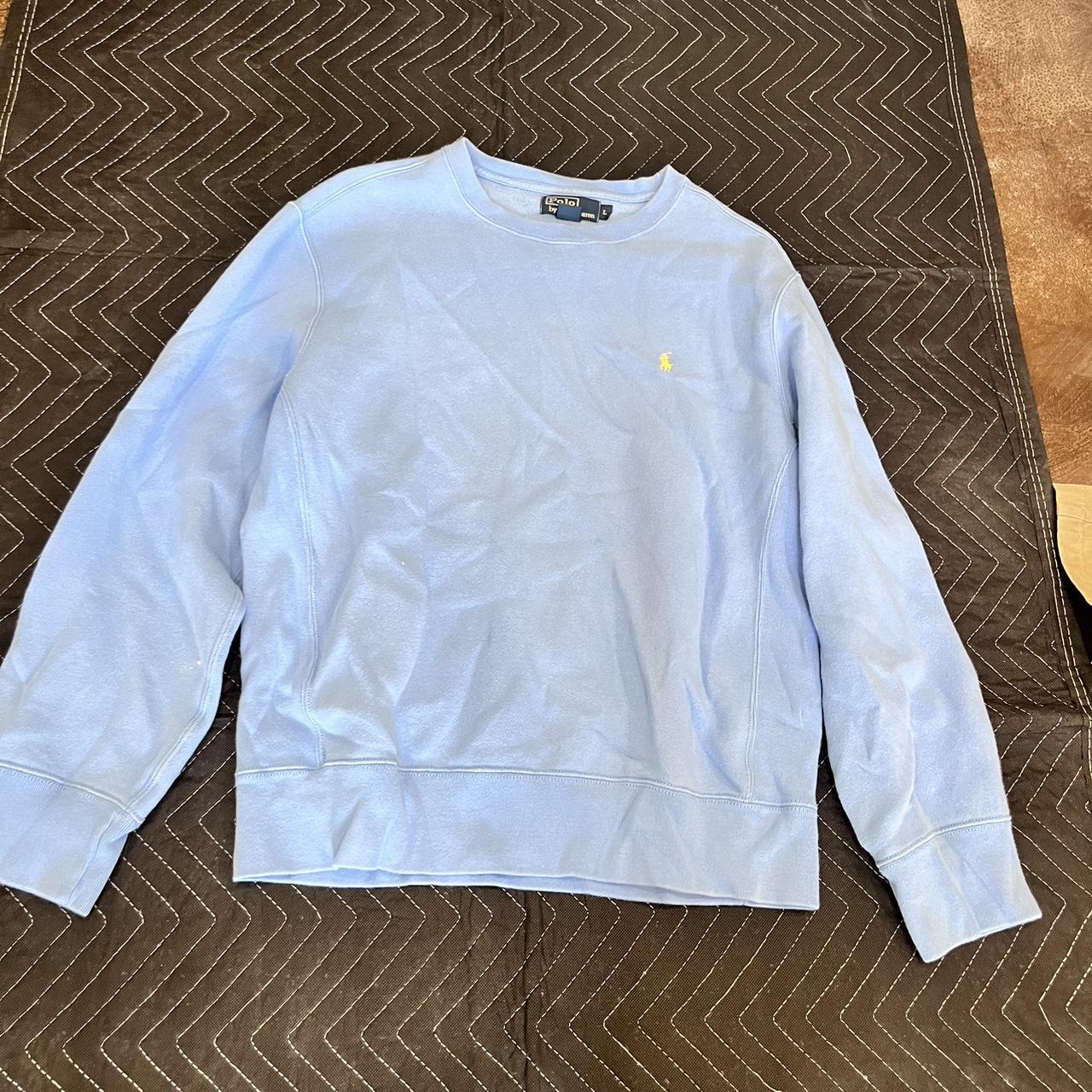 Polo Ralph Lauren baby blue crewneck - Depop