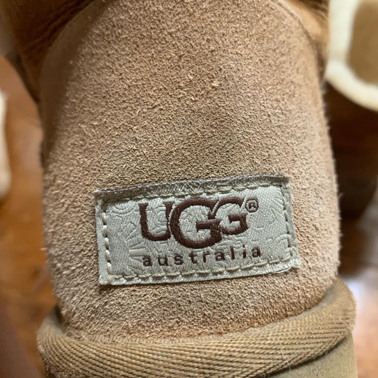 This is a par of uggs. They are a light brown color... - Depop