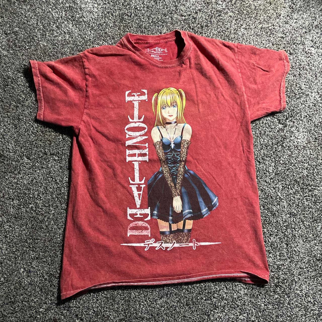 misa death note tee 💋 has some fading #misa... - Depop