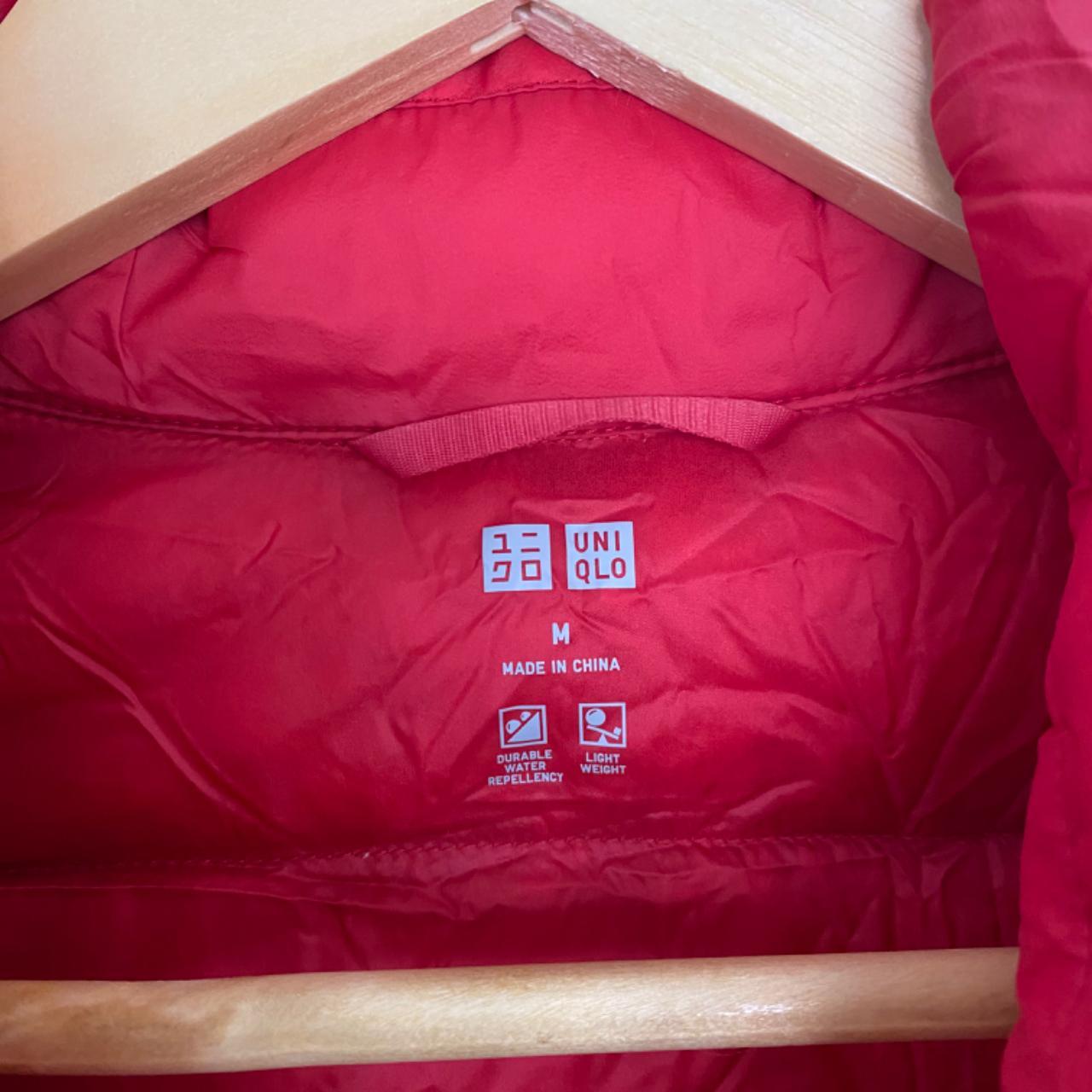 Red Puffer Jacket * Size M * Uniqlo * Rarely worn *... - Depop