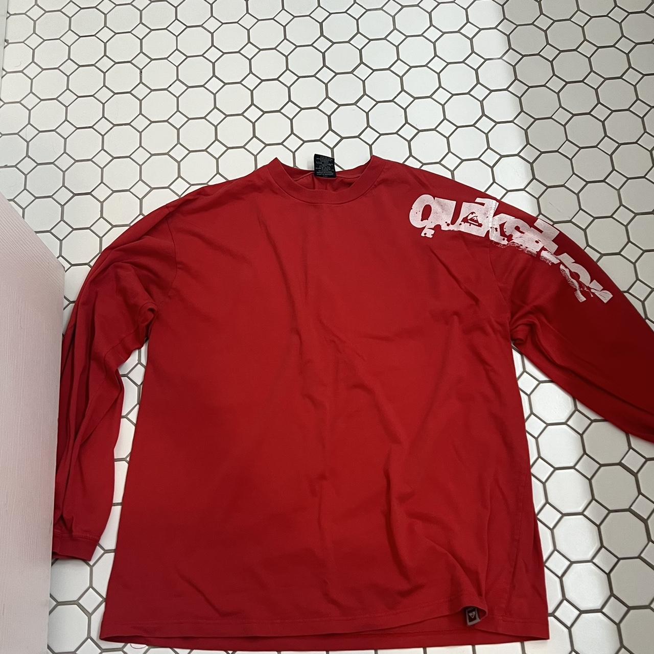 quicksilver long sleeve shirt measurements in photos... - Depop
