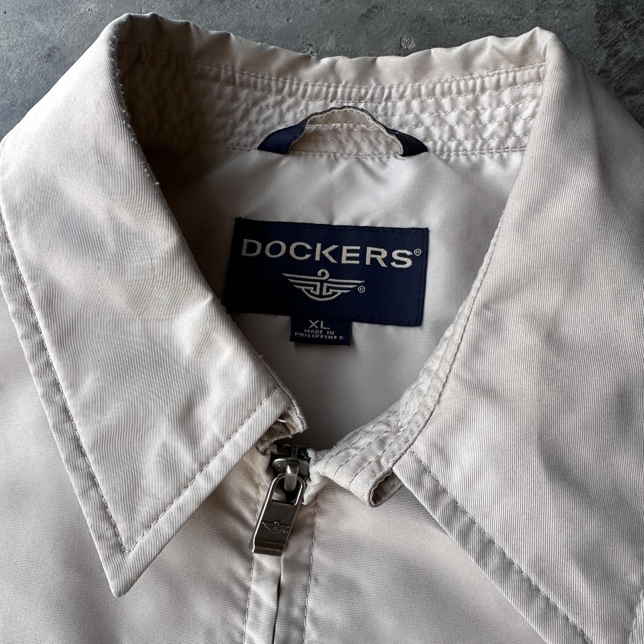 vintage dockers cropped jacket no flaws #vintage... - Depop