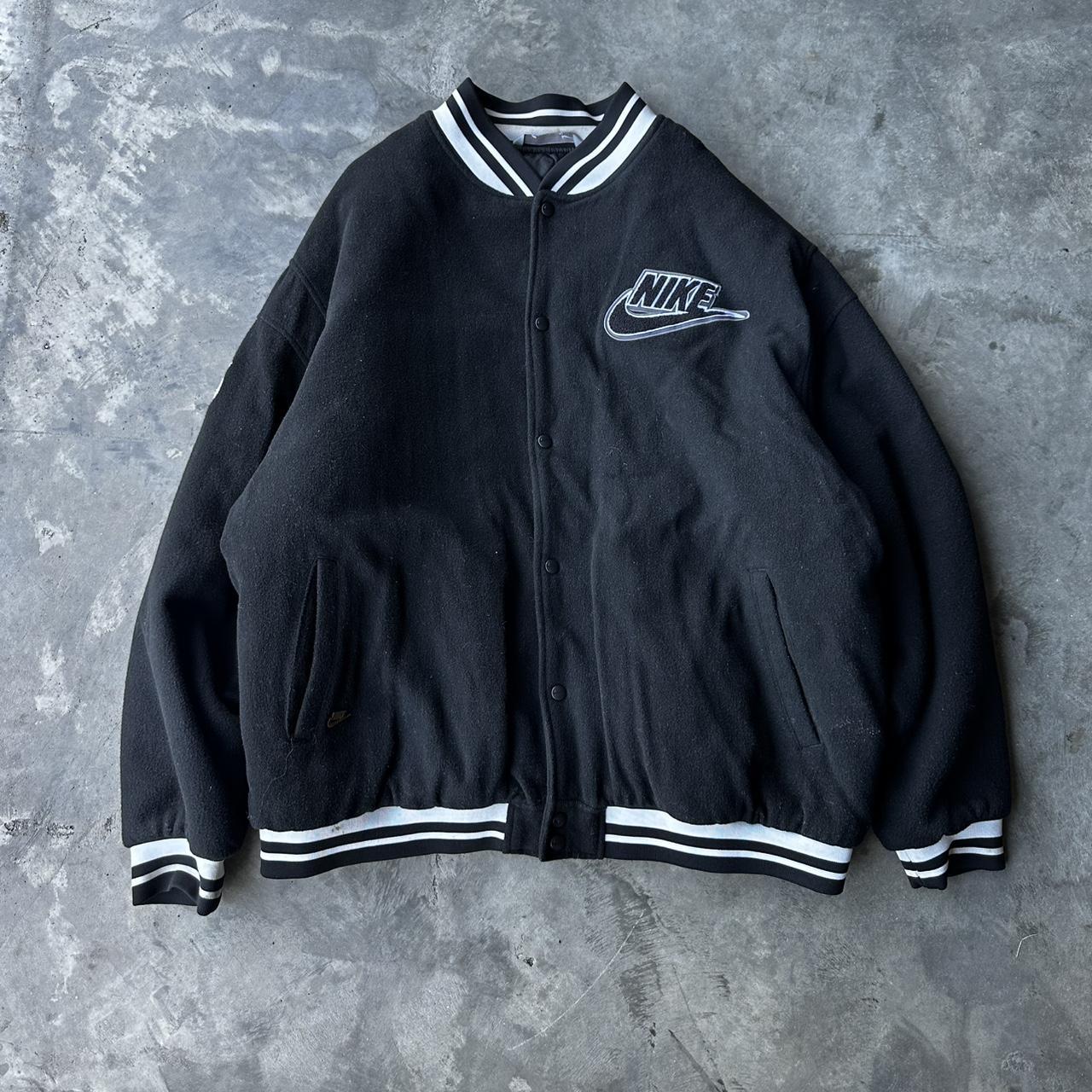 sick nike varsity jacket size XXL has some minor... - Depop