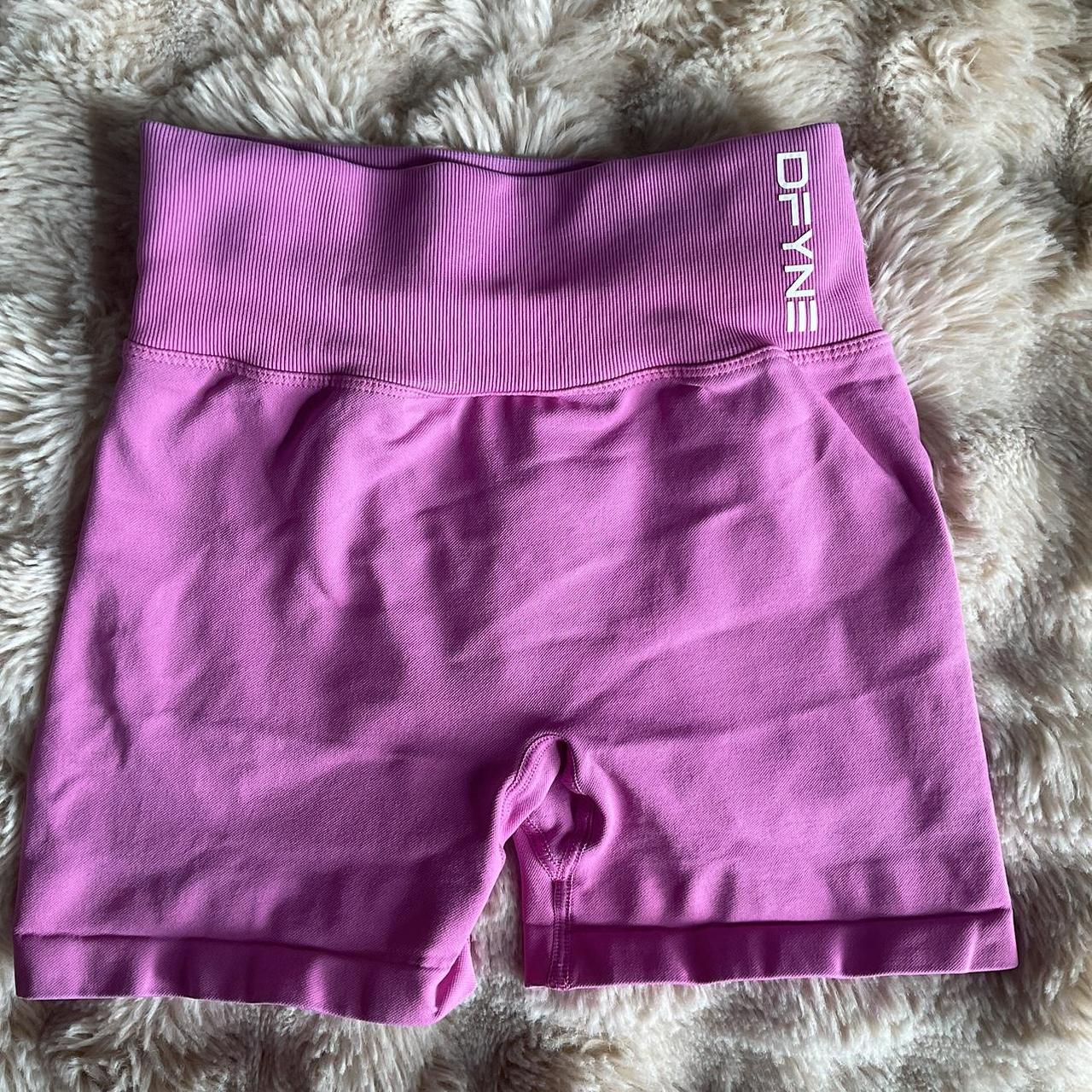DYFNE Dynamic pink shorts, size xs Worn once, great... | Depop