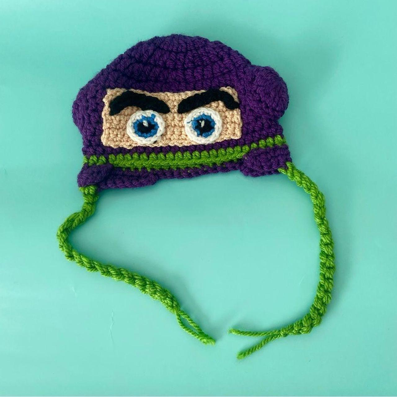 Baby crochet knit buzz lightyear Toy Story beanie... - Depop